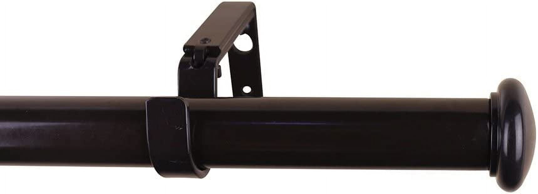 Meriville 1-Inch Diameter Granville End Cap Single Window Treatment ...