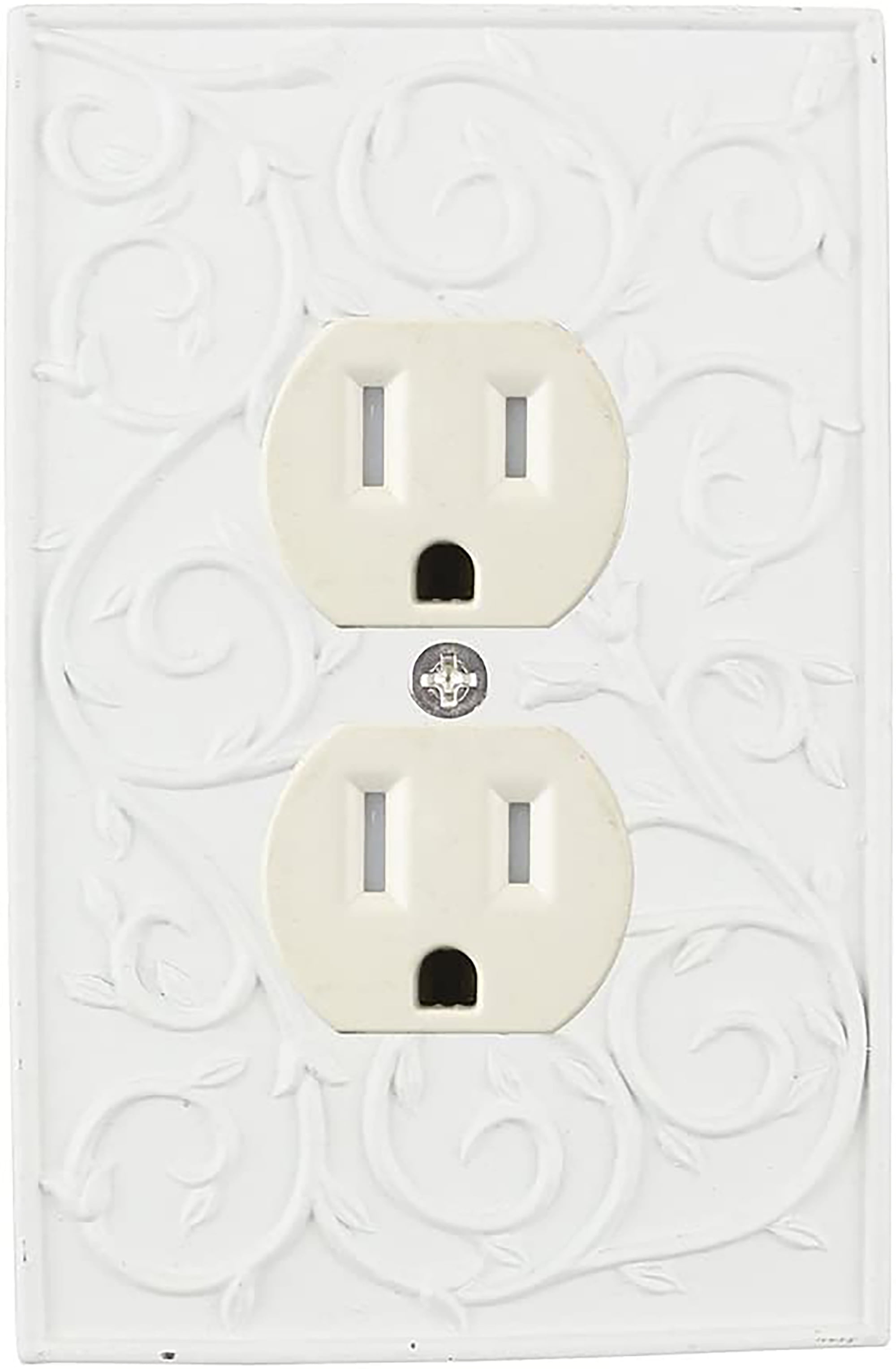 Meriville French Scroll Electrical Outlet Wall Plate Cover, Hand ...