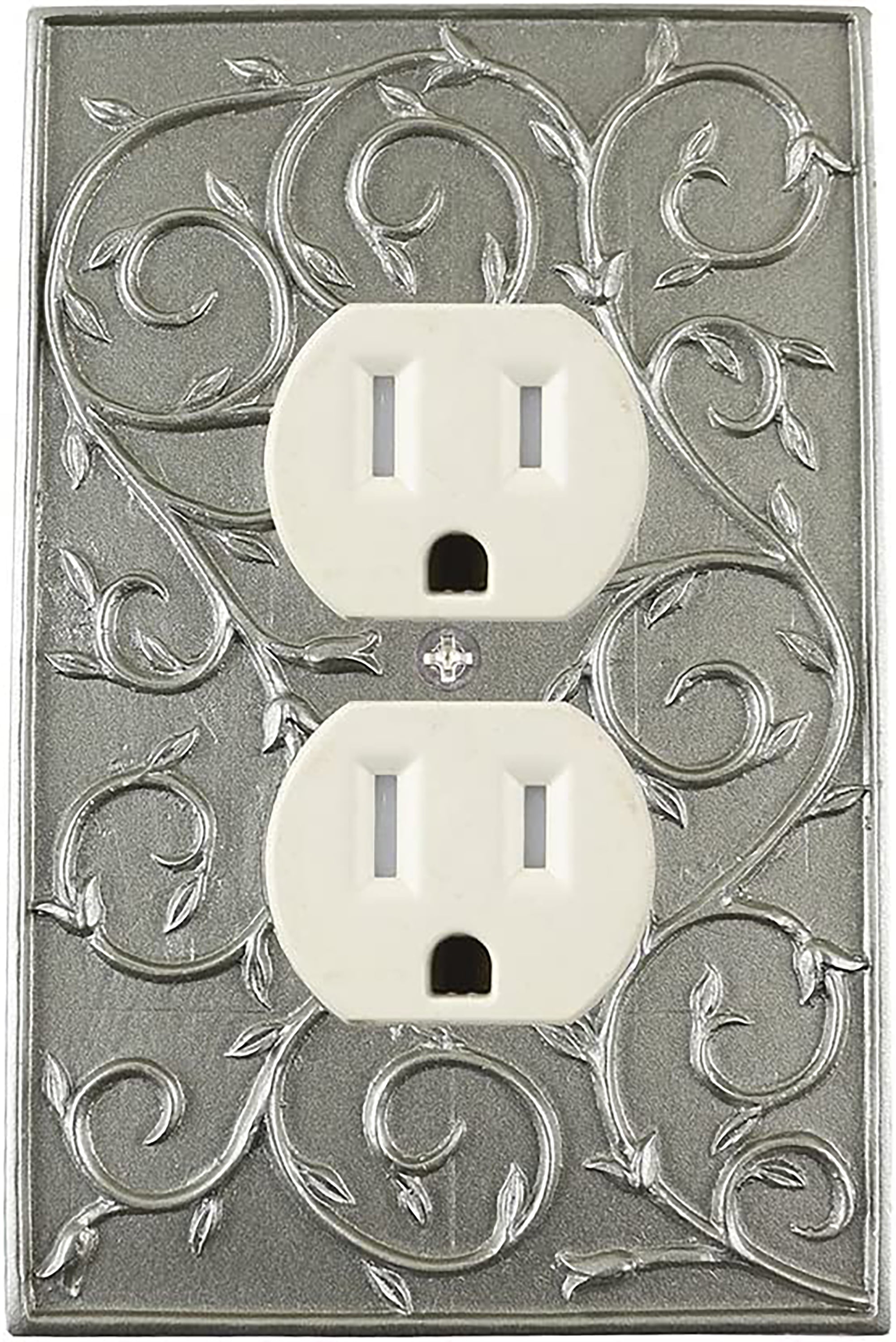 Meriville French Scroll Electrical Outlet Wall Plate Cover, Hand ...