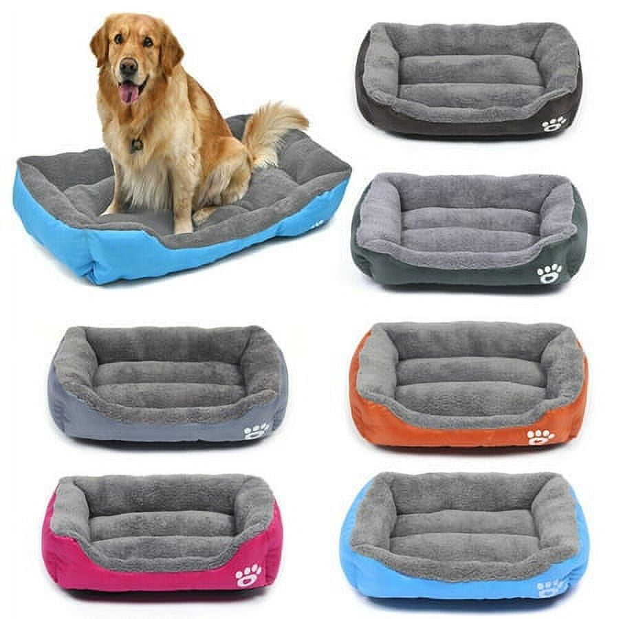 Merkaren Extra Large Washable Dog Bed Deluxe Fluffy Plush Dog Crate Pad ...
