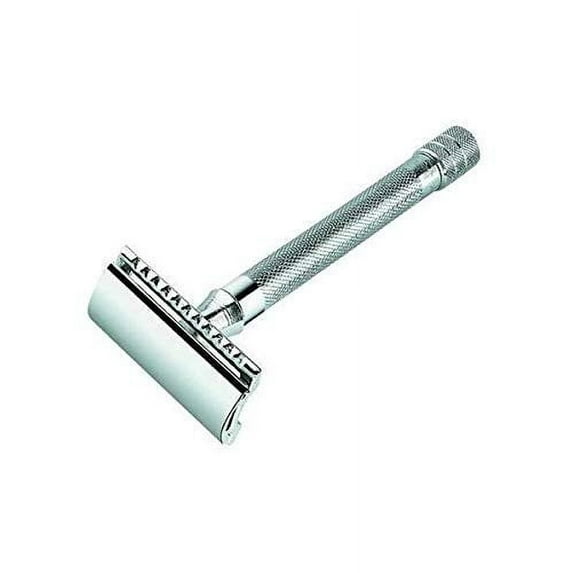 Merkur 23 Double Edge Long Handled Safety Razor for Men - Walmart.com