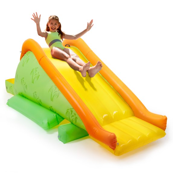Merkury Innovations 102.25" Inflatable Pool Slide for Kids with Soft ...