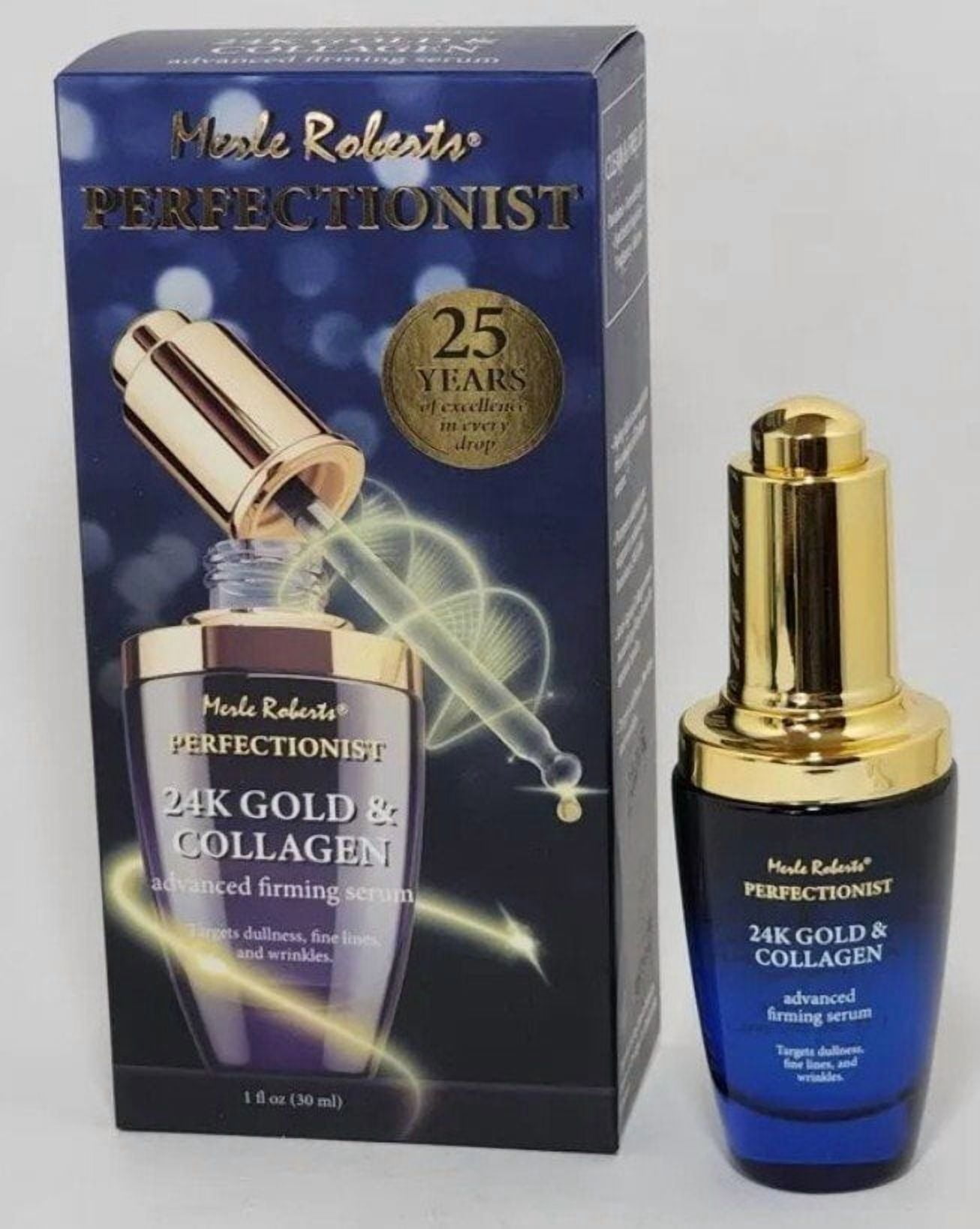 Merle Roberts Perfectionist 24K Gold & Collagen Advanced Firming Serum ...
