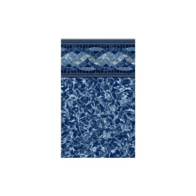 Merlin 24 ft. x 52 in. Round Carnegie Tile Artic Bottom Liner - Walmart.com