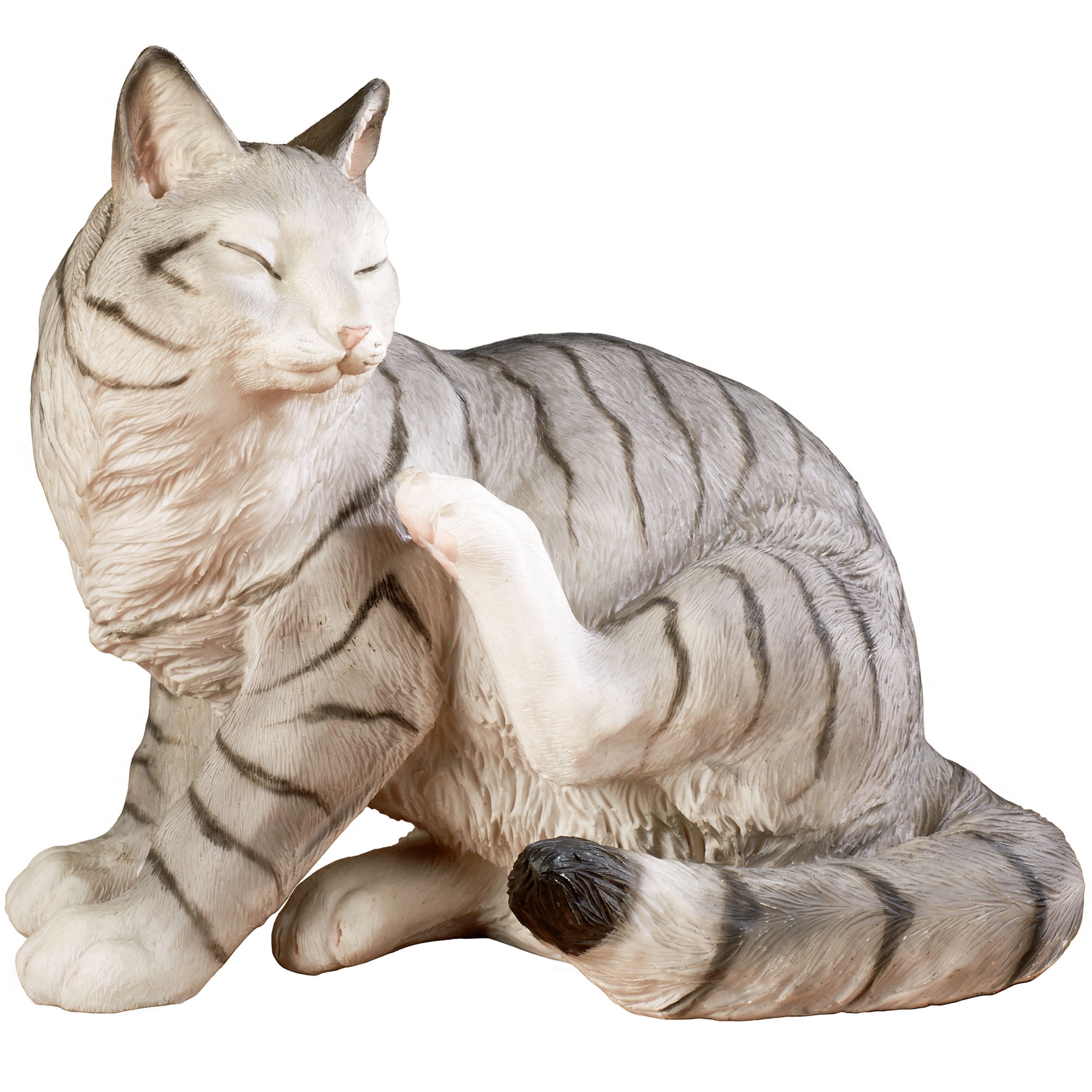 Merlin Cat Sculpture Gray Gray - Walmart.com