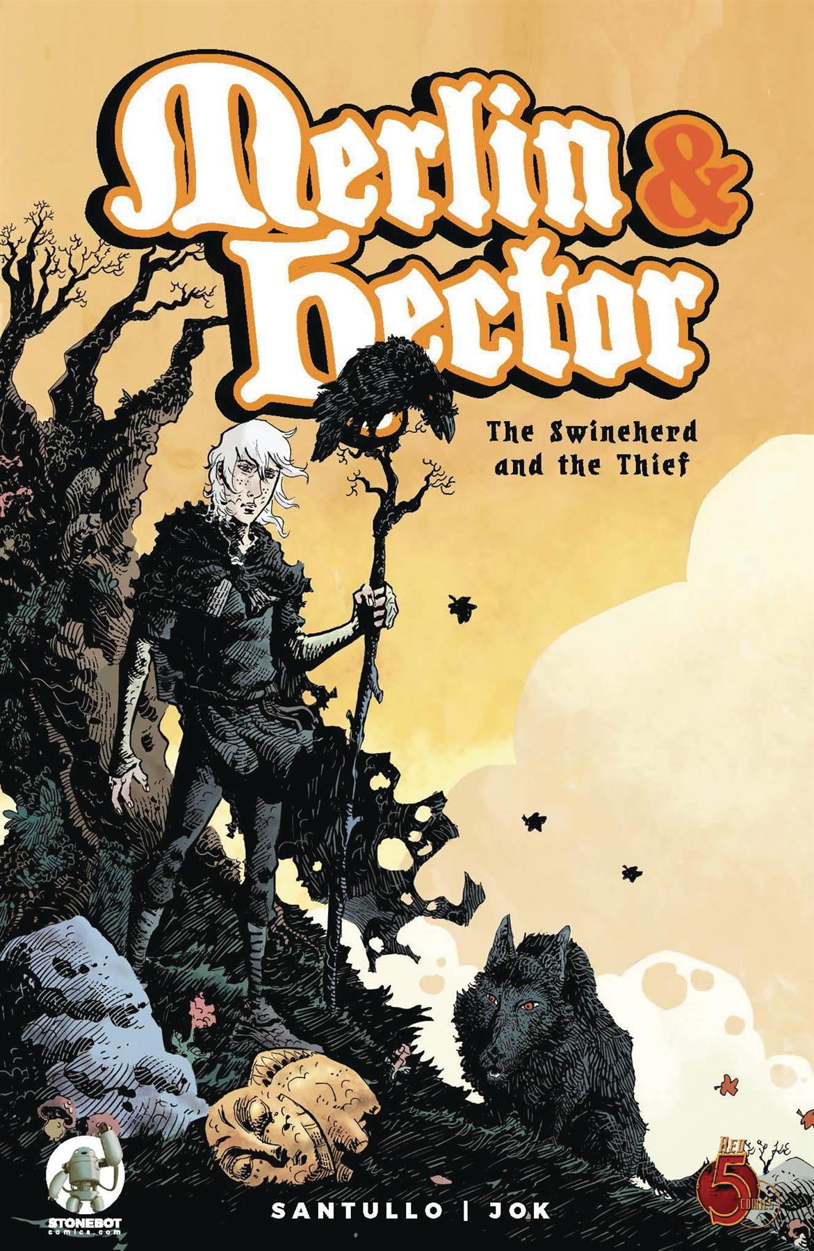 Merlin & Hector #1 Red 5 Comics - Stonebot Comic Book - Walmart.com