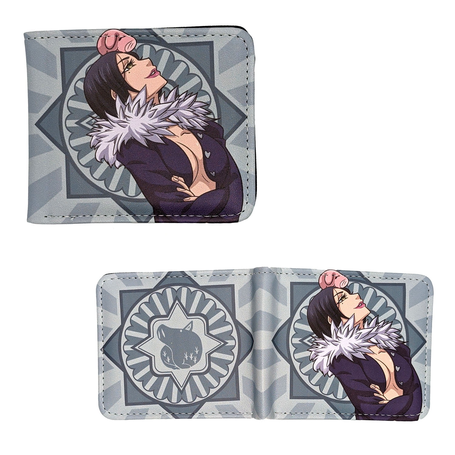 Merlin Style A - Seven Deadly Sins 4x5" Bi-Fold Wallet - Walmart.com