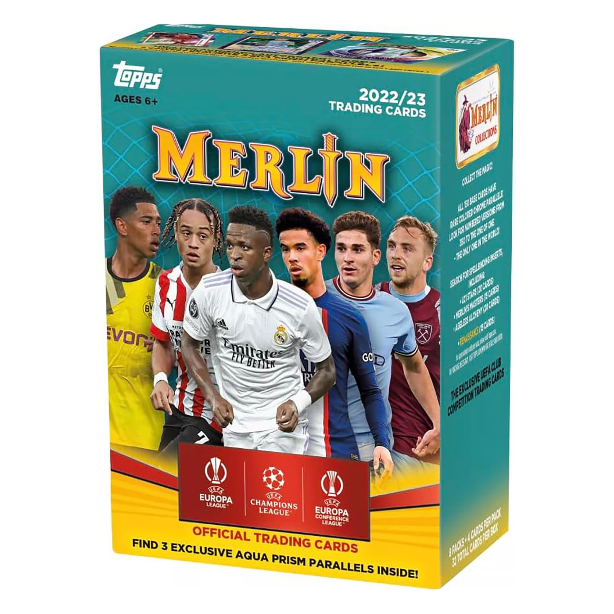 Merlin UEFA Club Topps 2022/23 Competitions Box | 8 Packs - Walmart.com
