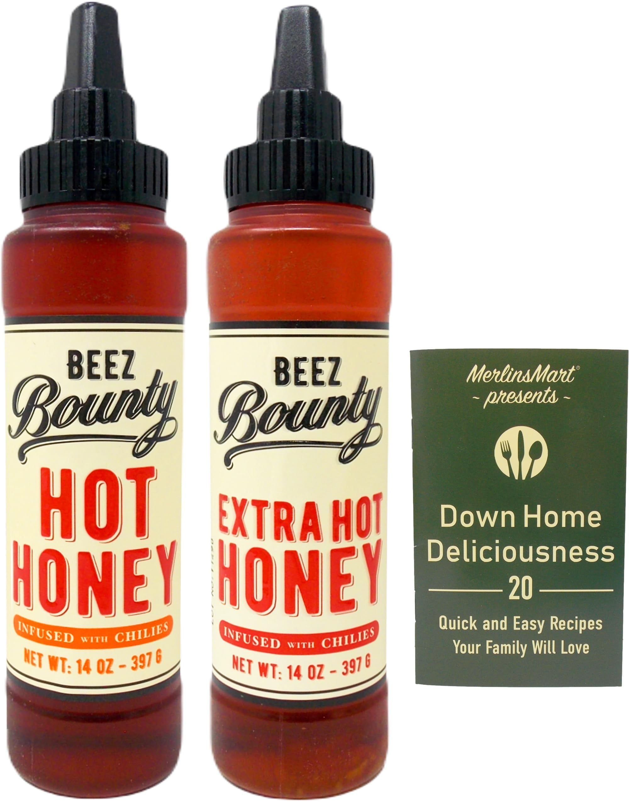 Beez Bounty Hot Honey Chile Infused Condiment 2 Flavor Variety - (1 ...