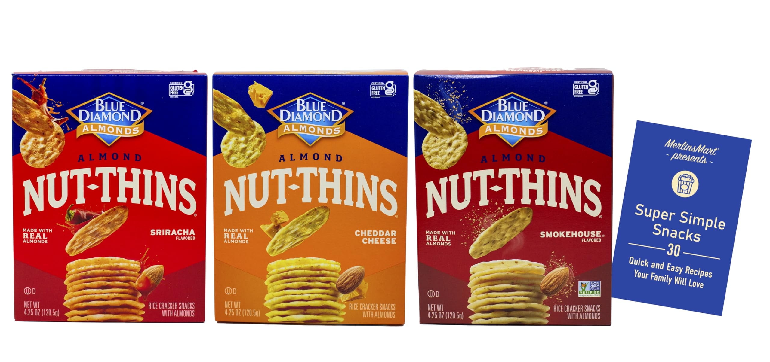 Blue Diamond Almond Nut Thins Rice Crackers | Wheat-Free | Gluten Free ...