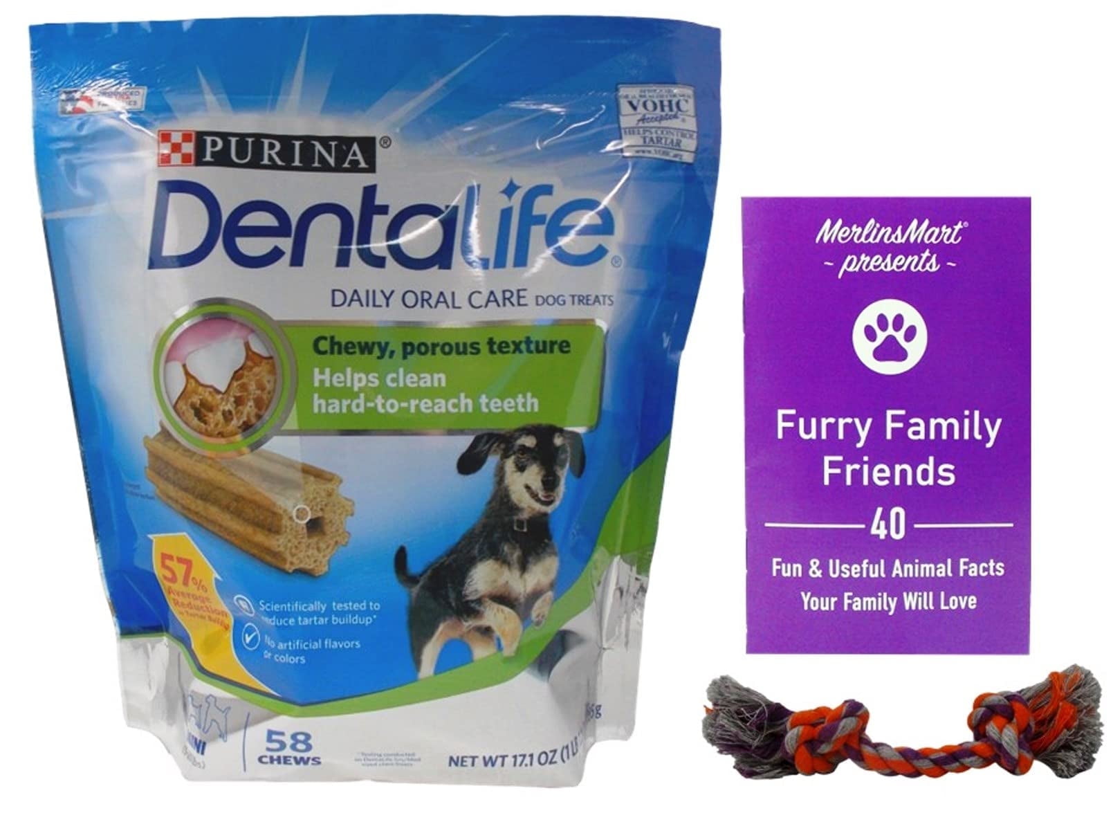 Dentalife Daily Oral Care Chews Dental Dog Treats - Mini Snacks for ...