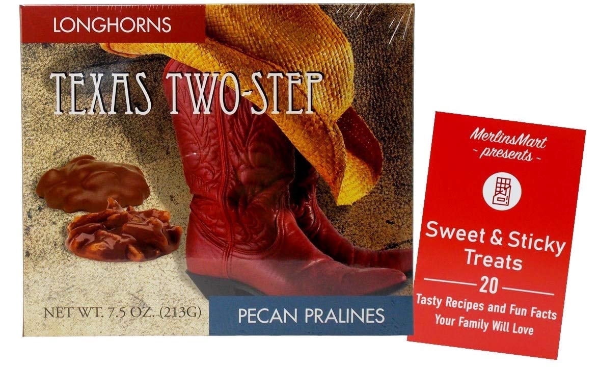 Gourmet Texas Two Step Gift Box: Pecan Praline and Milk Chocolate ...