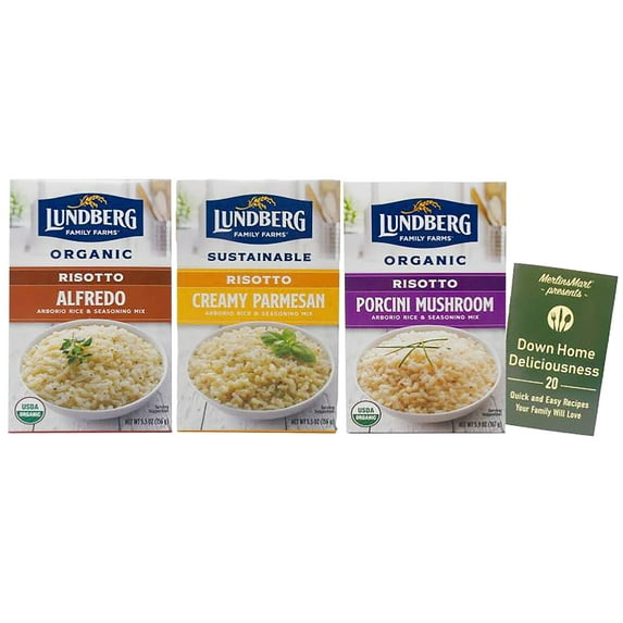 Lundberg Traditional Italian Risotto Rice | Gluten-Free | 3 Flavor ...