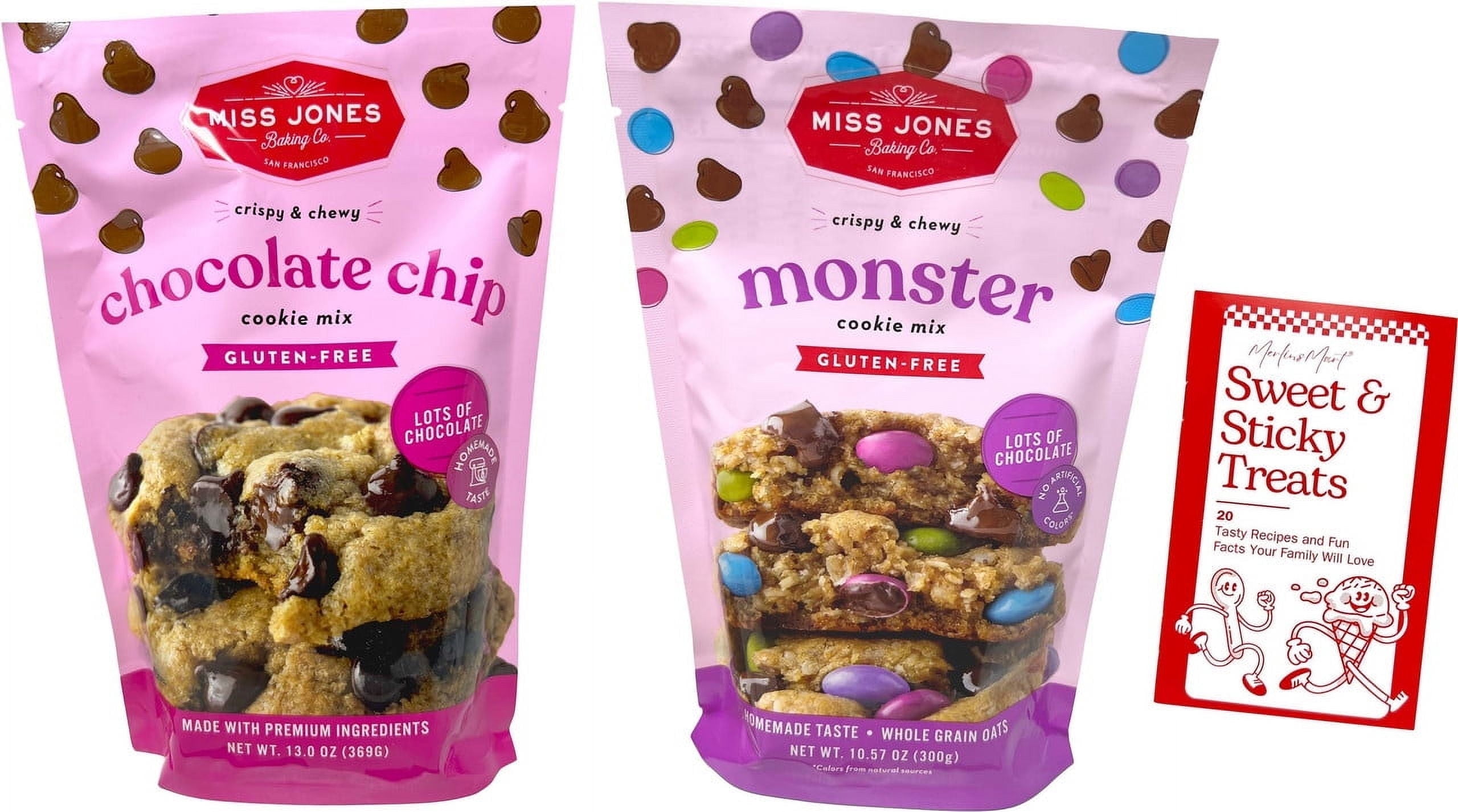 Miss Jones Baking Co. Gluten Free Cookie Mix - 2 Flavors - 1 each ...