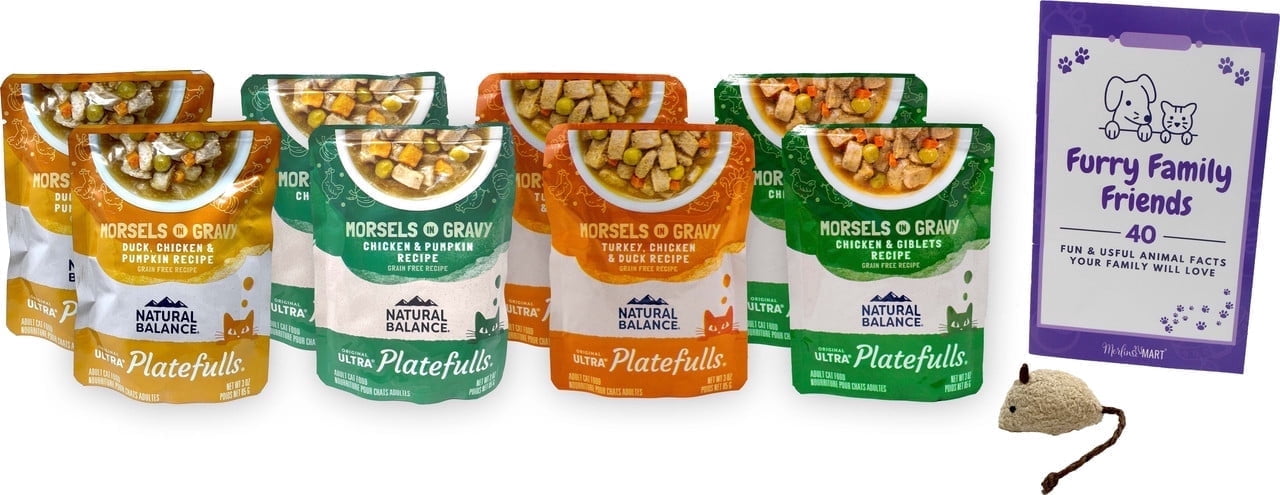 Natural Balance Platefulls Cat Food 4 Flavor Variety (2) Each: Chicken ...