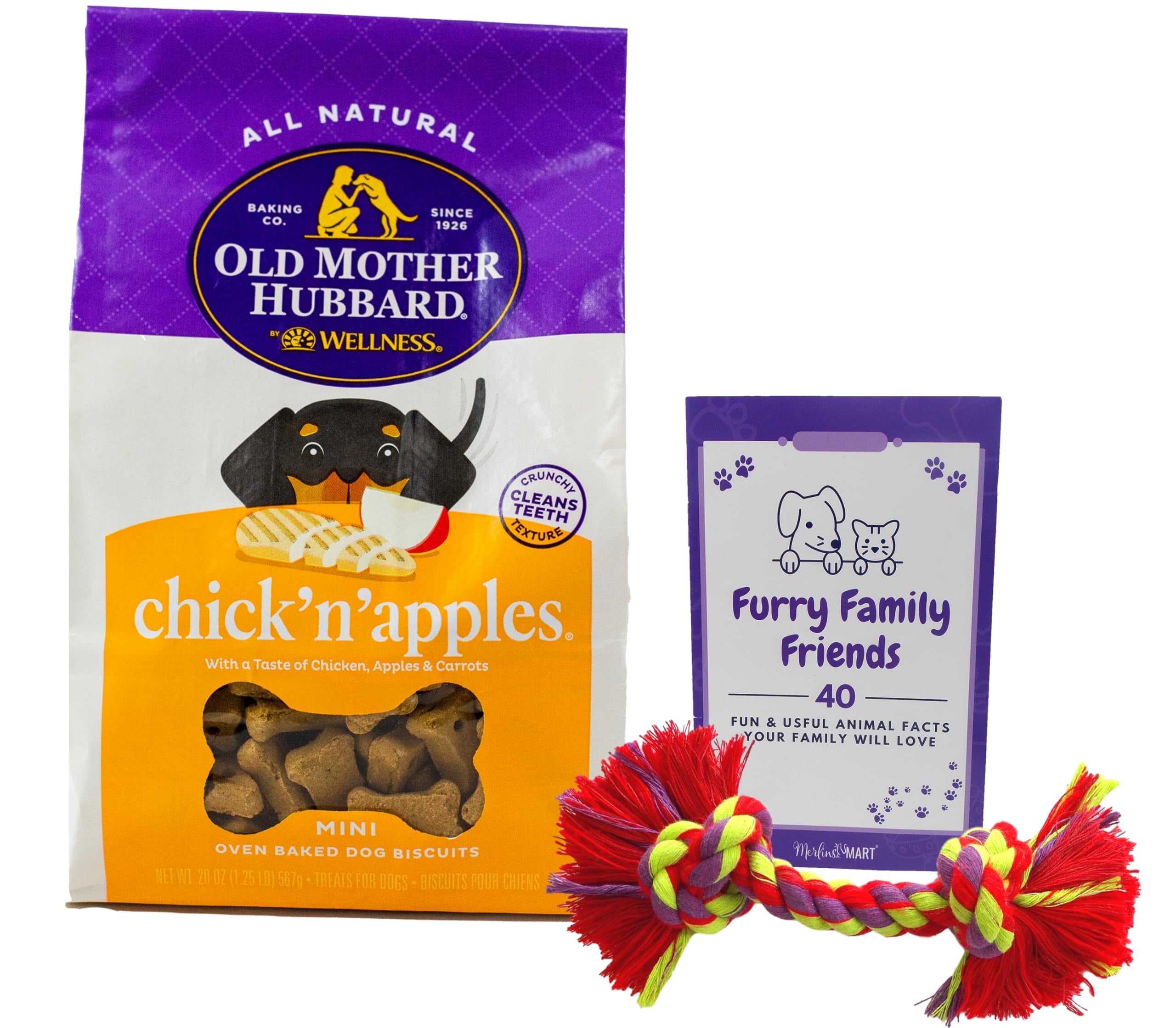 Old Mother Hubbard Classic Chick'n'Apples Wheat Free Dog Treats - Mini ...