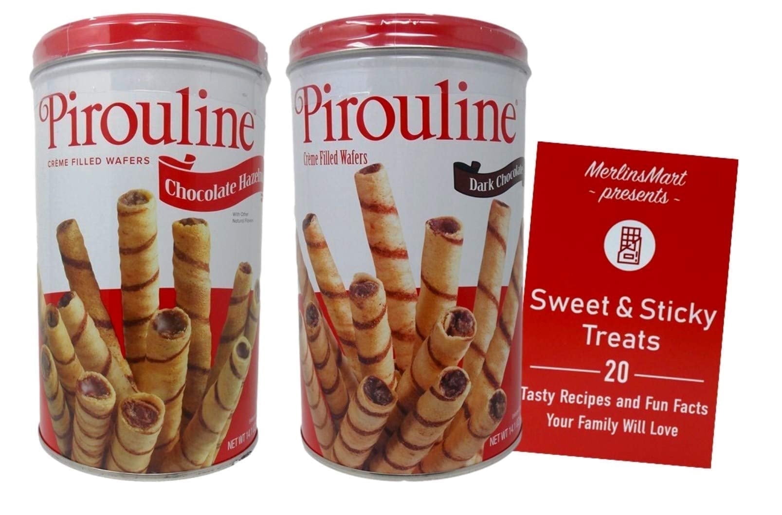 Pirouline Creme Filled Wafer Cookies Crispy Baked 2 Flavors (1) Each ...