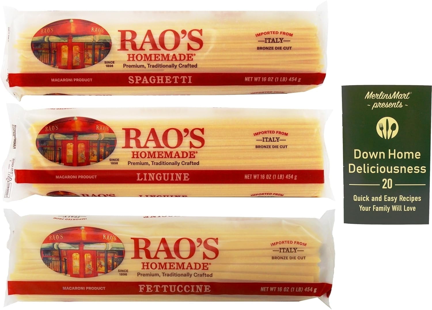Rao's Homemade Imported Italian Pasta 3 Shape Variety - (1) Each ...