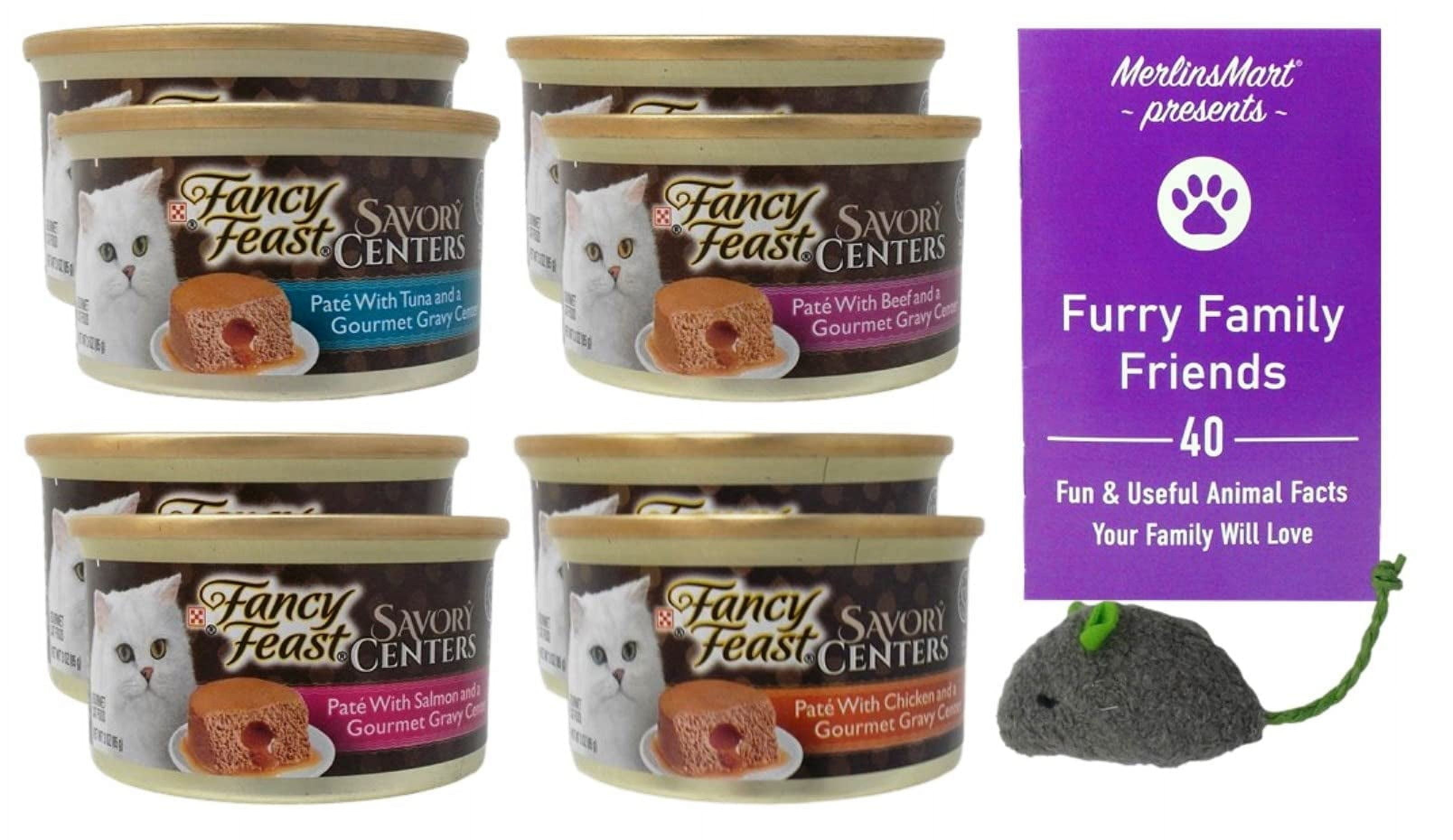 MerlinsMart Zine + Savory Centers Gourmet Cat Food 4 Flavor 8 Can ...