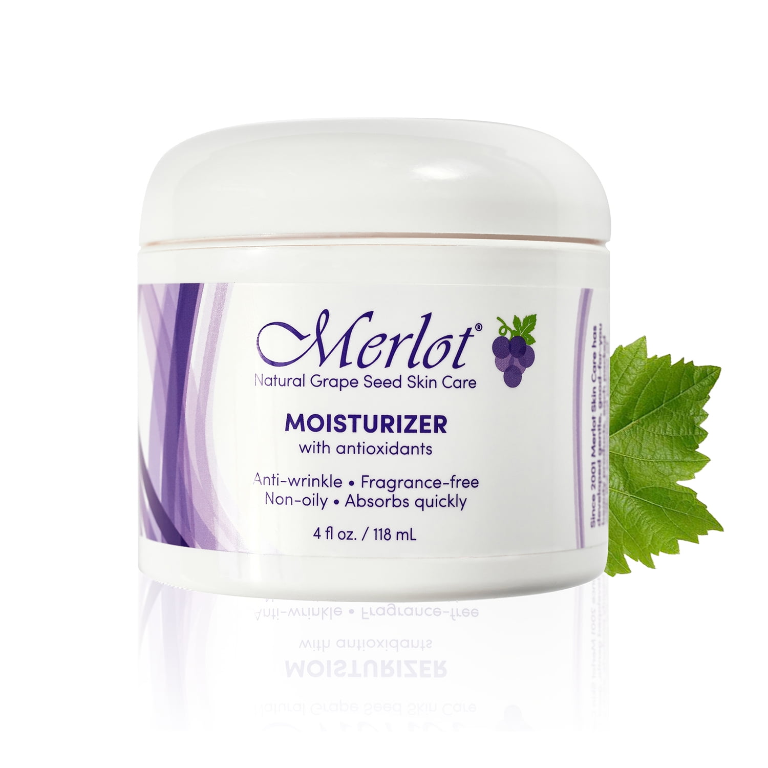 Merlot Natural Grape Seed Moisturizer With Antioxidants, 4 oz - Walmart.com