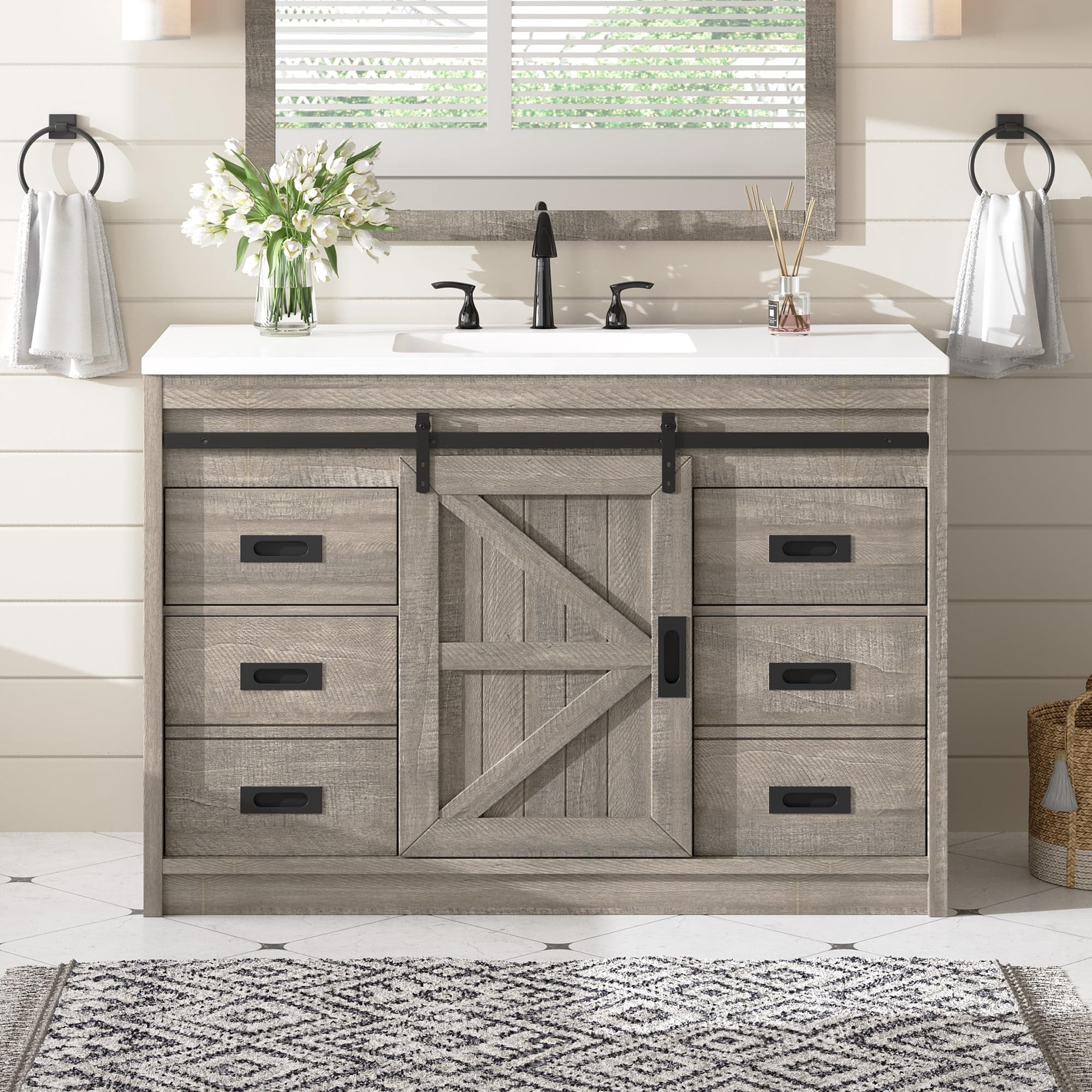 48 Farmhouse Bathroom Vanity