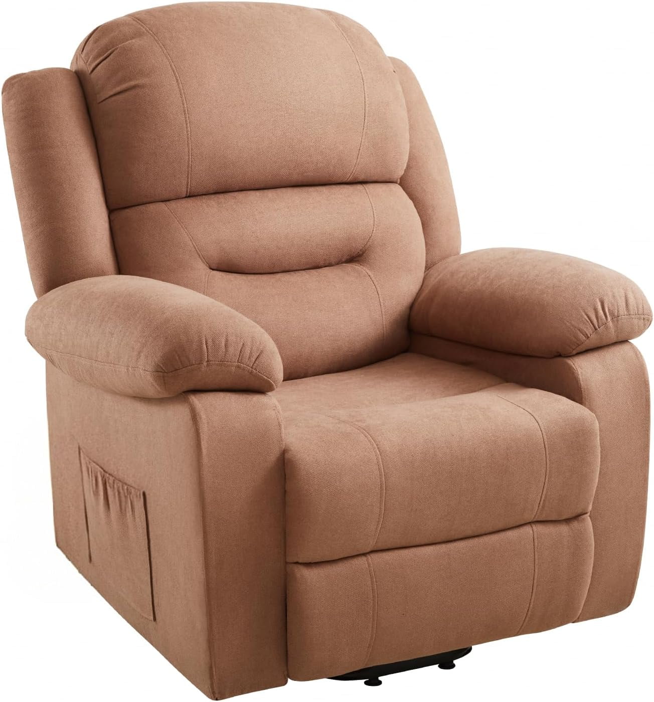 Merluxy Adult Recliner Chair with Overstuffed Armrest and Backrest ...