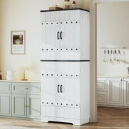 Pemberly Row 3-Drawer Modern Wood Kitchen Storage Cabinet in White ...