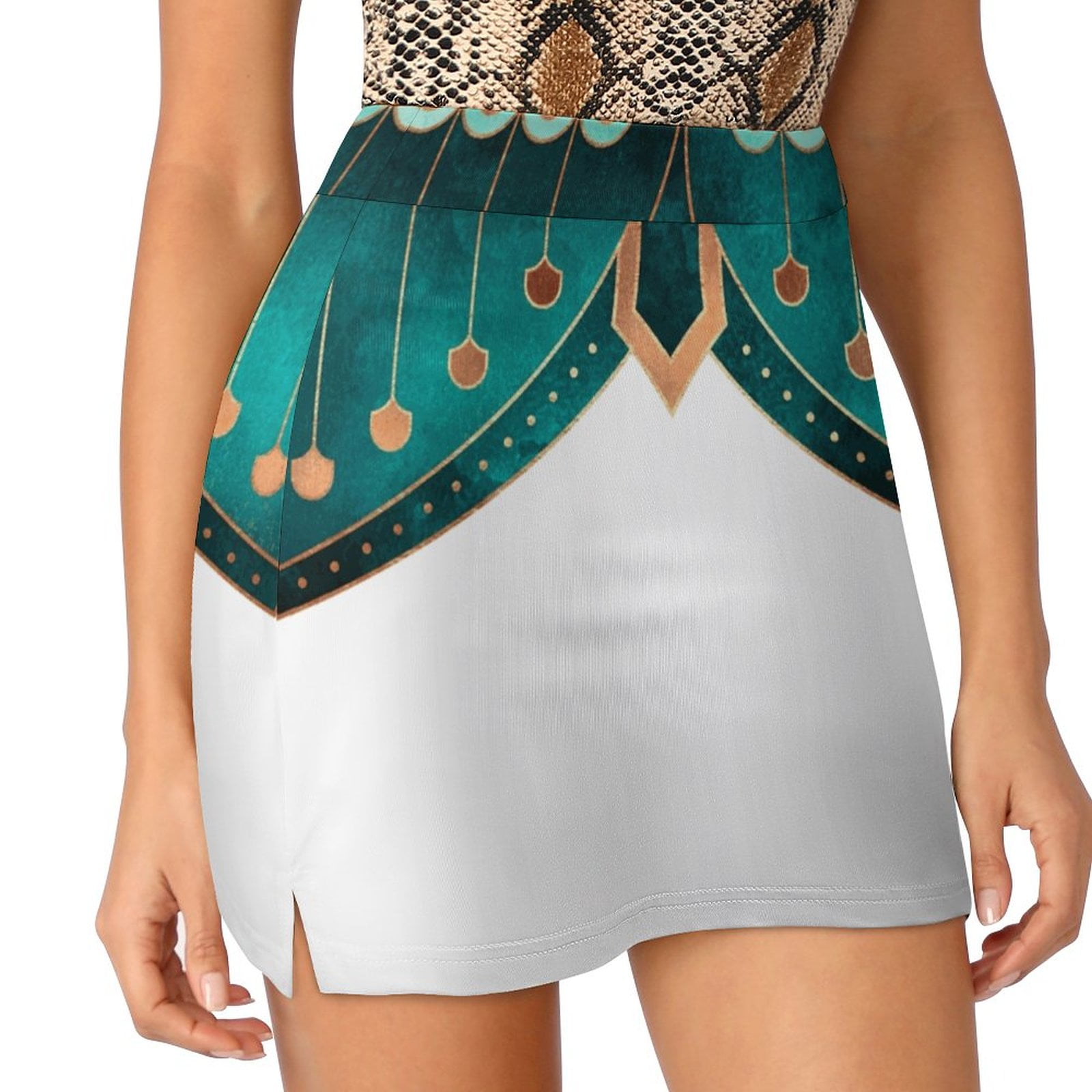 Mermaid 1 Women's skirt With Pocket Vintage Skirt Printing A Line ...