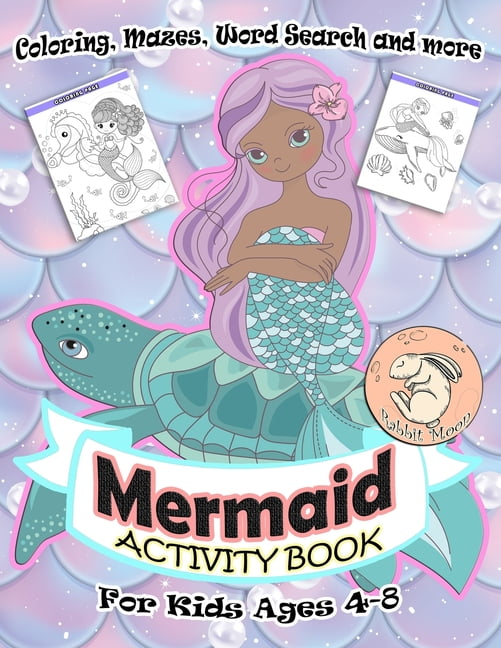 Mermaid Activity Book Mermaid Activity Book for Kids Ages 4-8: A Fun ...