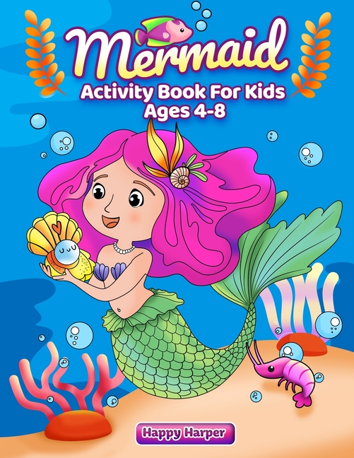 Mermaid Activity Book (Paperback)(Large Print) - Walmart.com