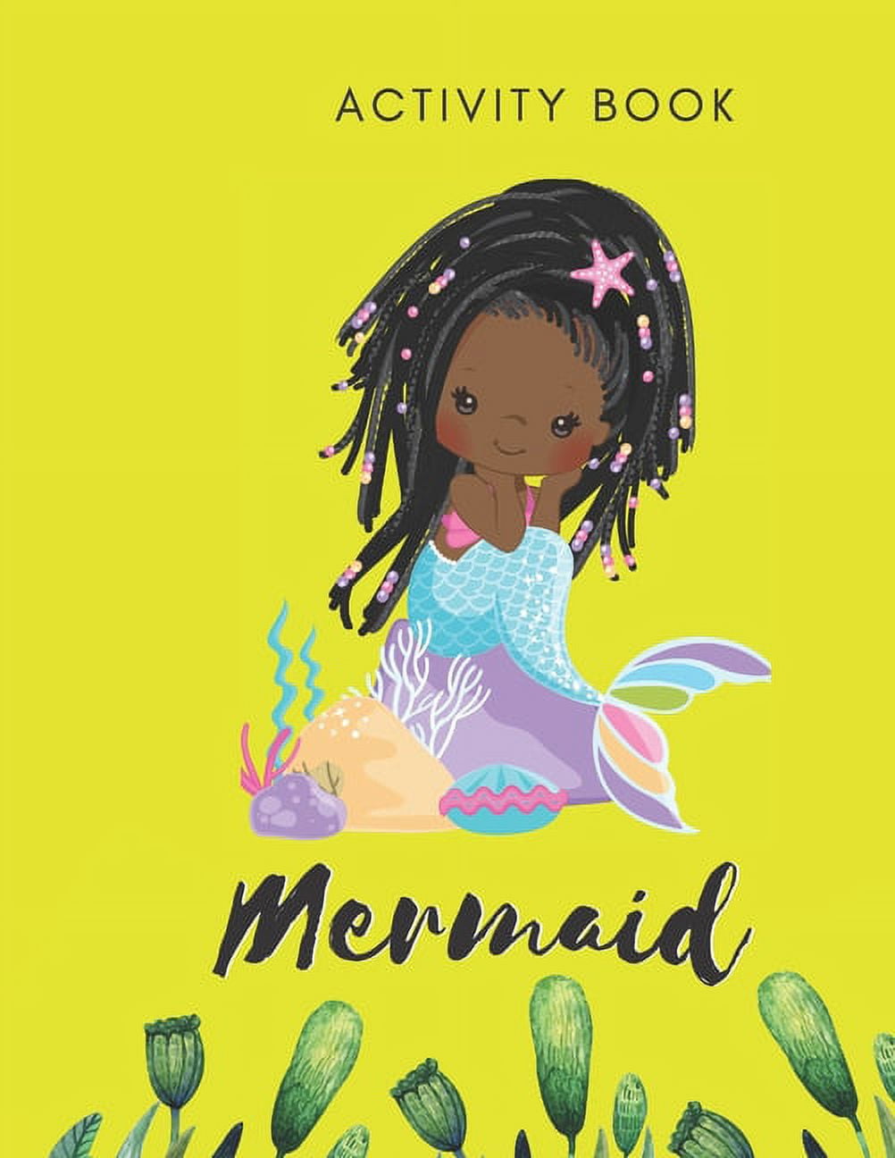 Mermaid Activity Book : Tracing Puzzles - 30 Pages - A - Size 8.5x11 ...