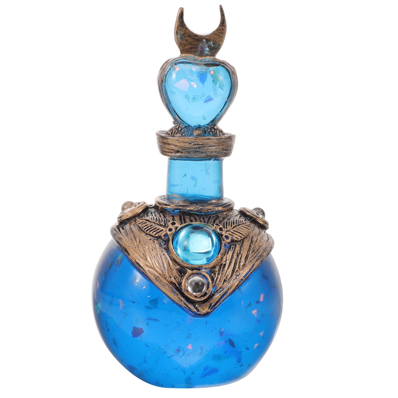 Mermaid Aura Potion Resin Figurine Moon Potion Decorative Bottle Resin