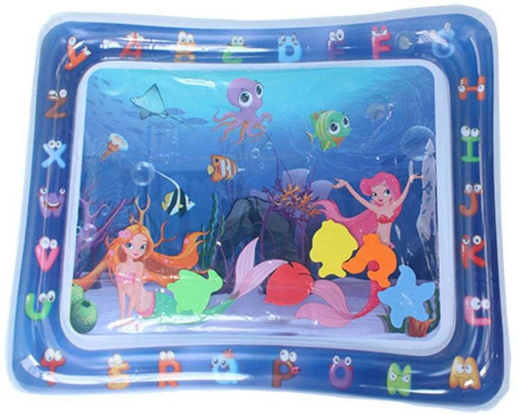 Stashables Inflatable Ocean Activity Sea Playmat Pad: Mermaid Baby ...