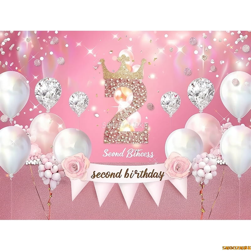 Mermaid Beach Sce Star Photography Backdrops Happy Birthday r Balloons ...