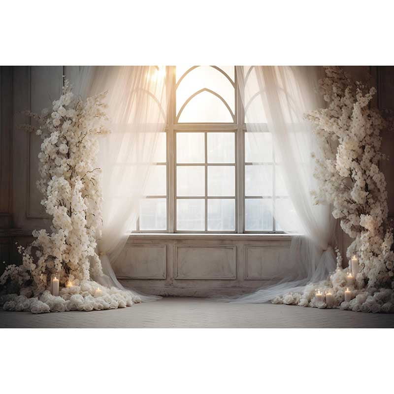 Mermaid Birthday Party Backdrop Photography Summer Beach Sand Castle ss ...