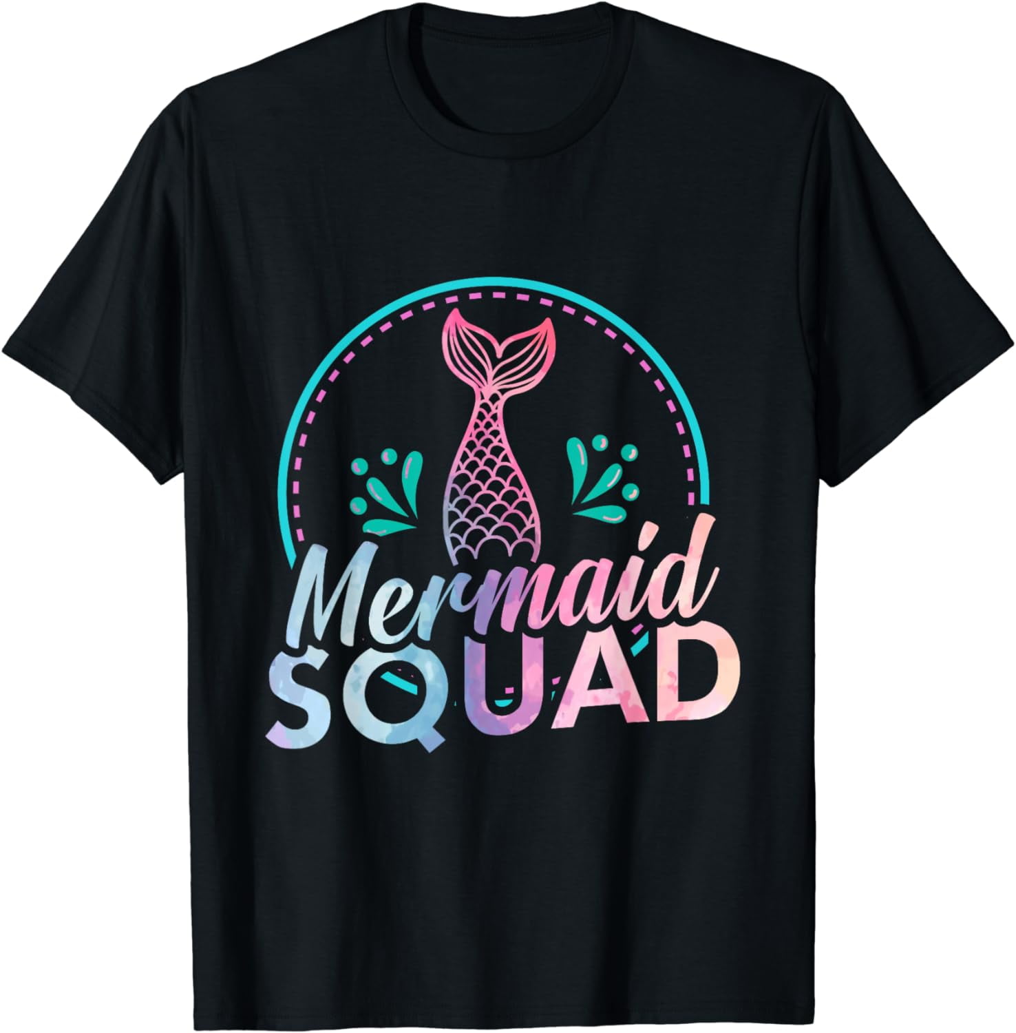Mermaid Birthday Squad Party Womens Girls Mens T-Shirt - Walmart.com