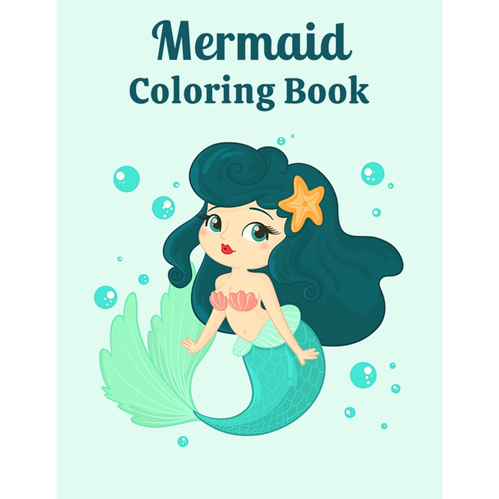 Beautiful Mermaid Coloring Pages