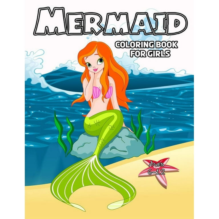 cool mermaids coloring pages for girls