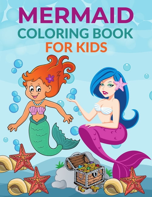 Mermaid Coloring Book For Kids : Mermaid Activity Book for Kids, Boys ...