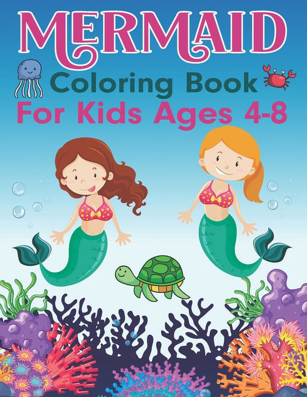 Mermaid Coloring Book for Kids Ages 4-8: Perfect Mermaid Coloring ...
