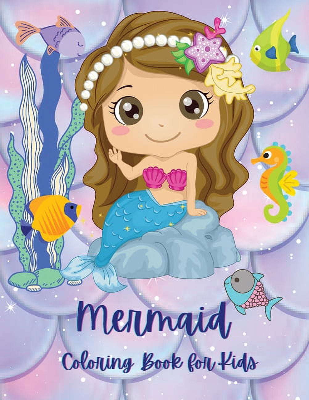 Mermaid Coloring Book for Kids : Amazing Mermaid Coloring Book for Kids ...