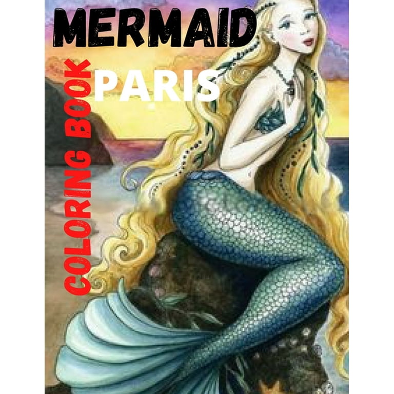 beautiful mermaids coloring book