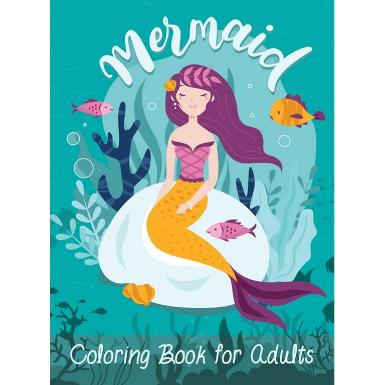 adult coloring book mermaid pages for adults