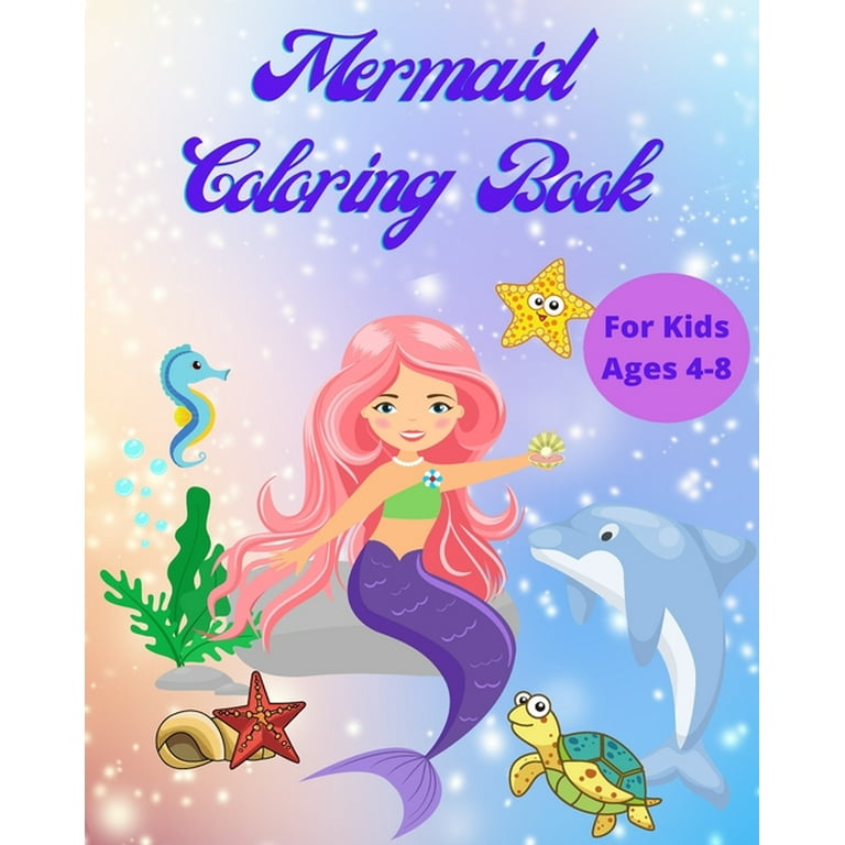 coloring pages of mermaids for kids