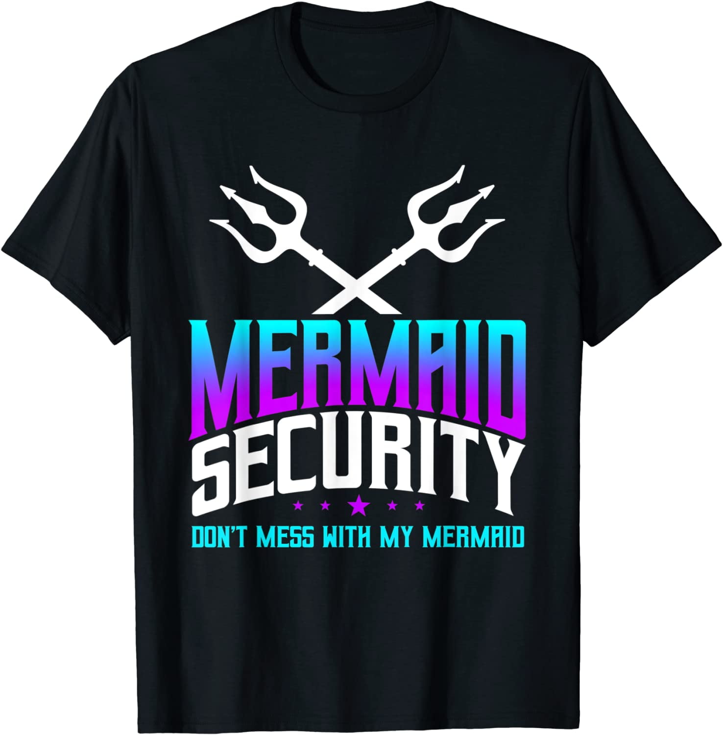 Mermaid Daddy Merdad Father's Day Merman Dad Papa Merfolk T-Shirt ...