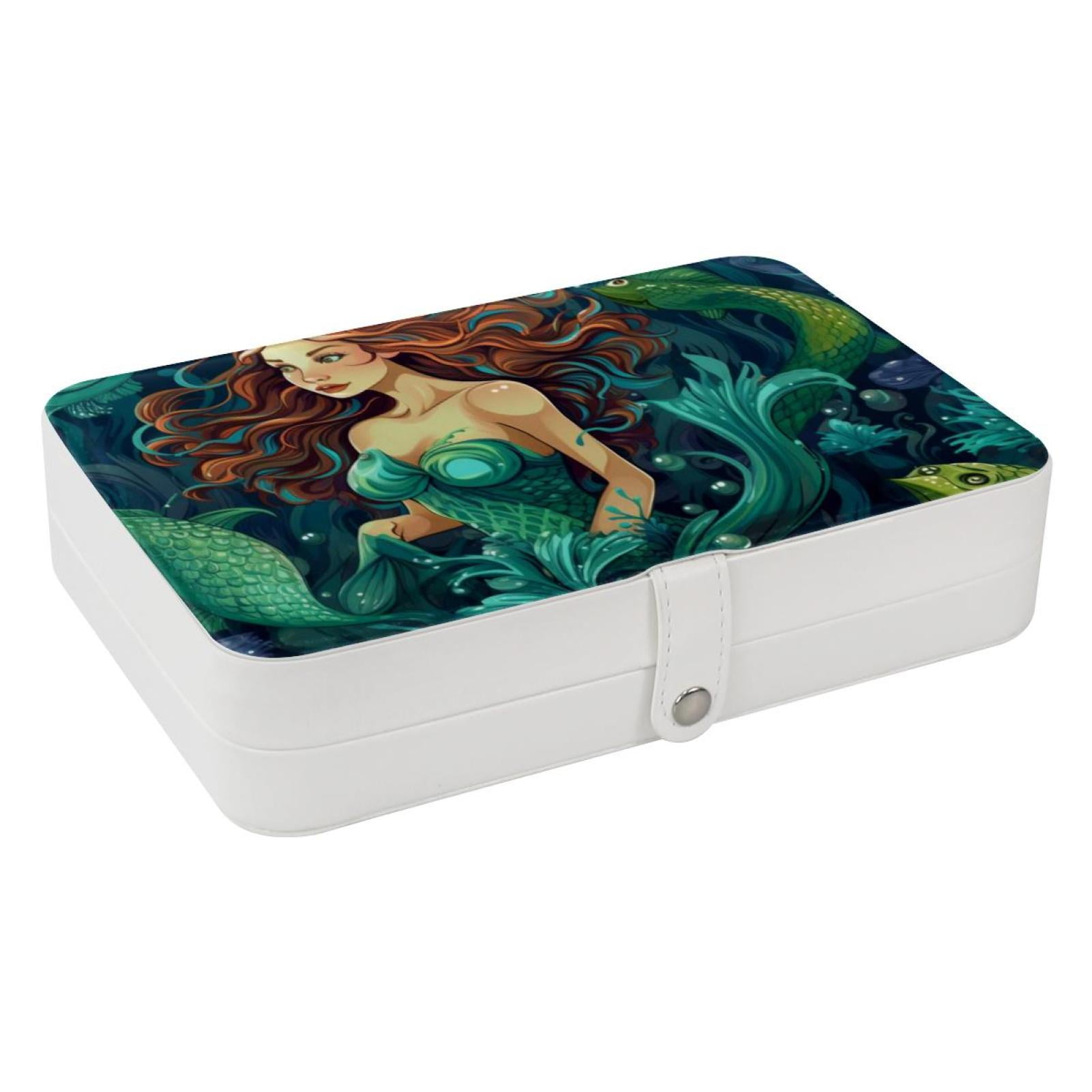 Mermaid Earring Organizer Holder Jewelry Stand, PU Leather with ...