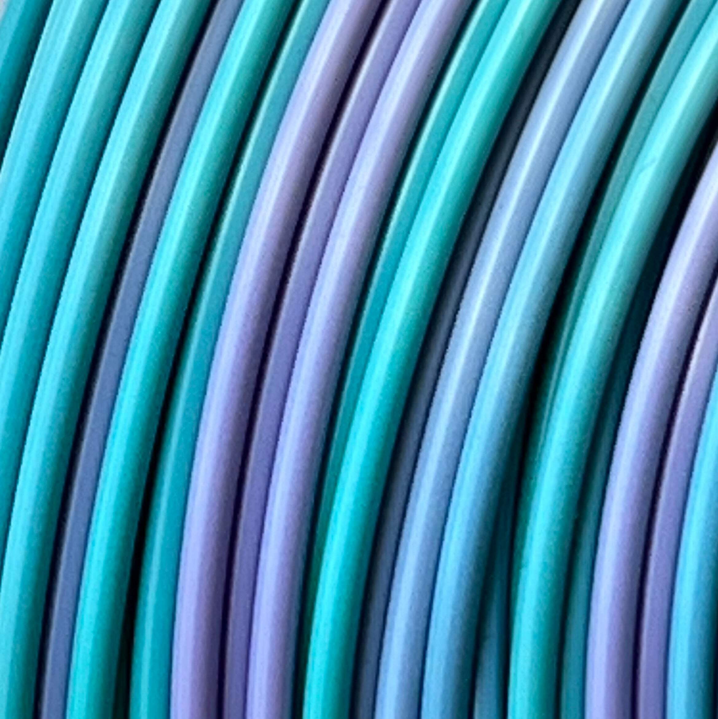 Mermaid Fast Change (purple, blue green) PLA Filament 1.75mm, 500g ...