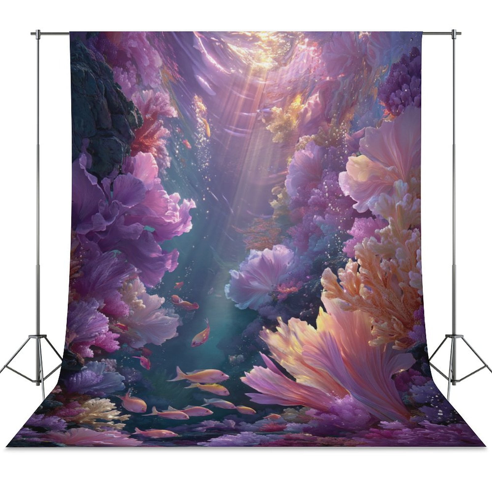 Mermaid Glitter Fish Scale Girls Backdrops for Photography Kids Adult ...