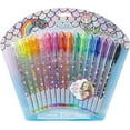 Mermaid Glitter Gel Pens Body Markers Colorful & Bright Glitter Pens ...