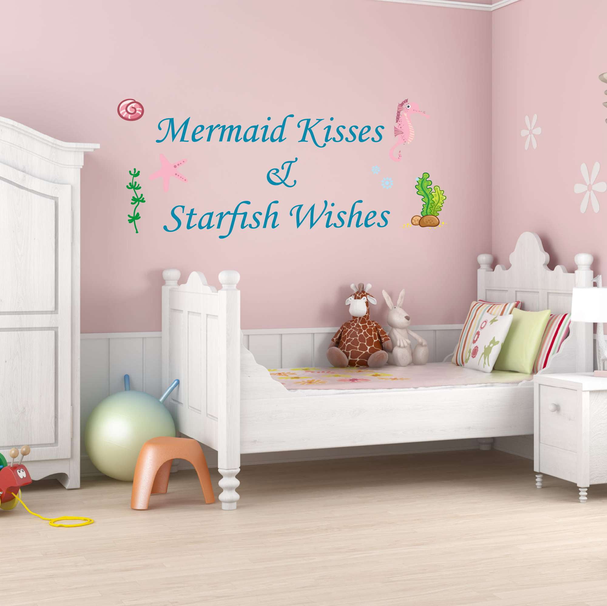 Mermaid Kisses and Starfish Wishes Mermaids Creatures Seahorse Princess ...